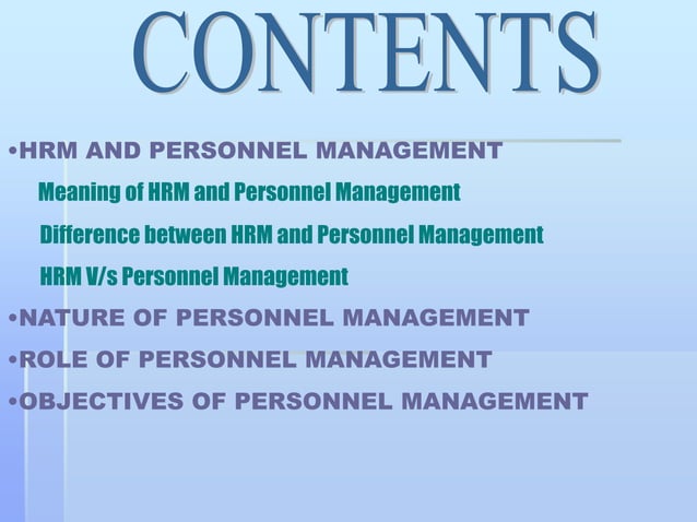 hrm-vs-personnel management process-mgt.ppt