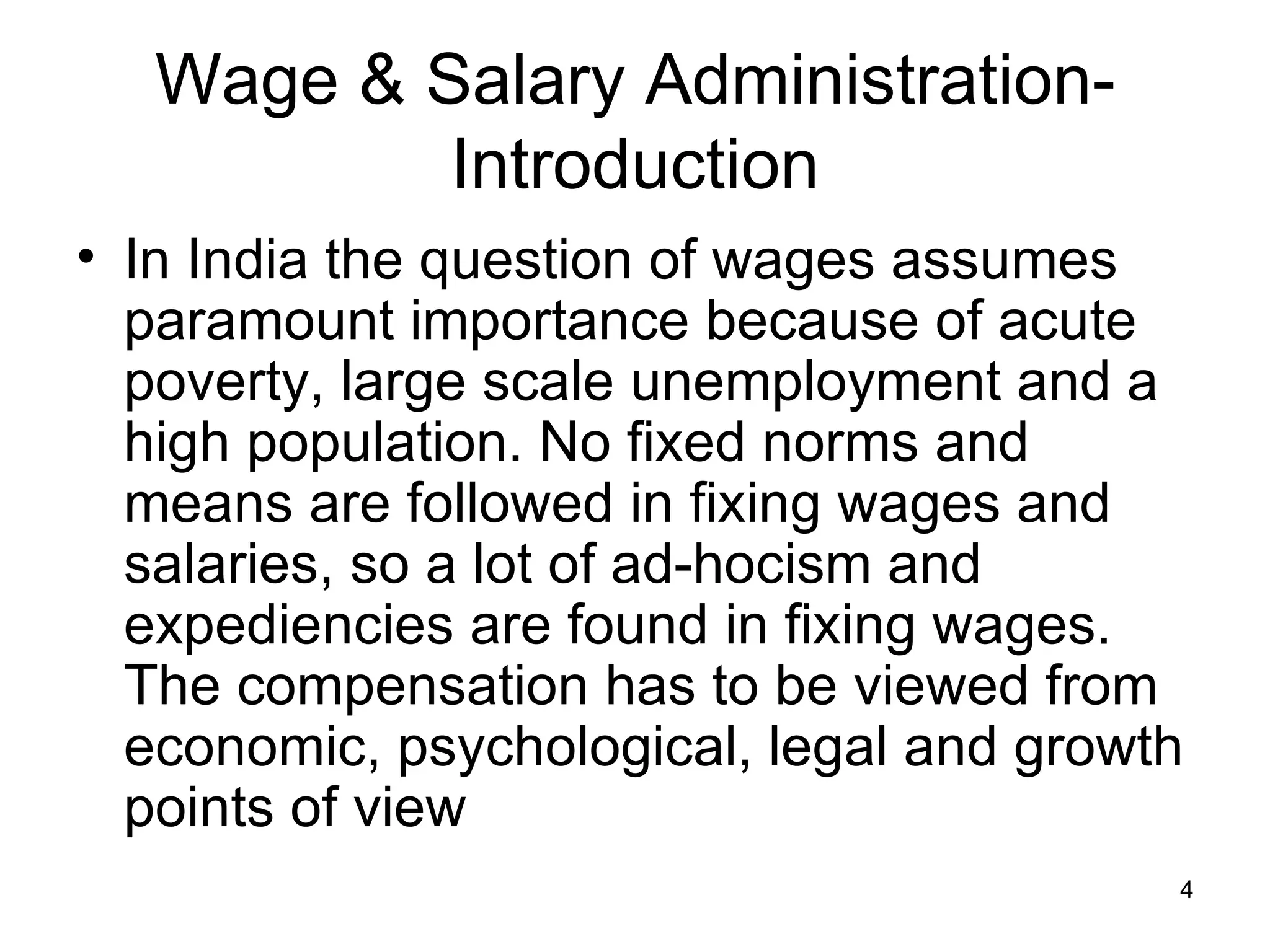 Hrm Wage Salary Administration | PPT