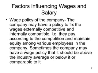 Hrm Wage Salary Administration | PPT