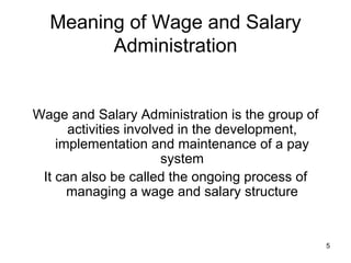 Hrm Wage Salary Administration | PPT | Job Market | Economy