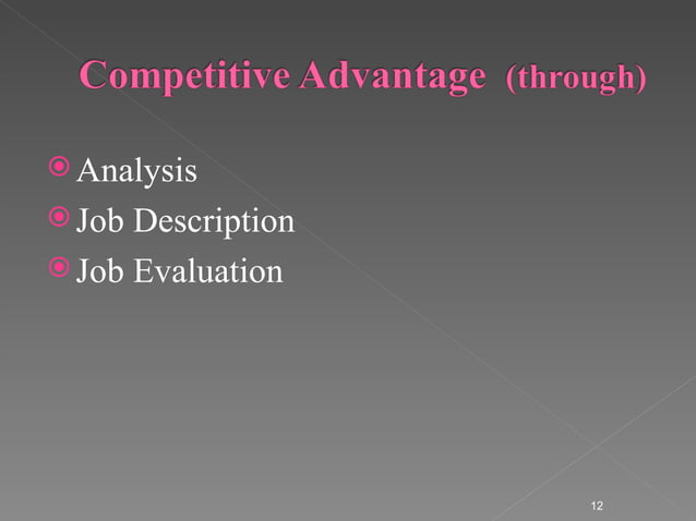Human Resource Management ( competitive advantage) | PPT | Business ...