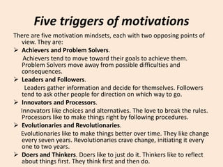 Motivation & genration | PPT