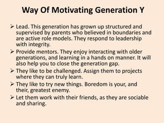 Motivation & genration | PPT