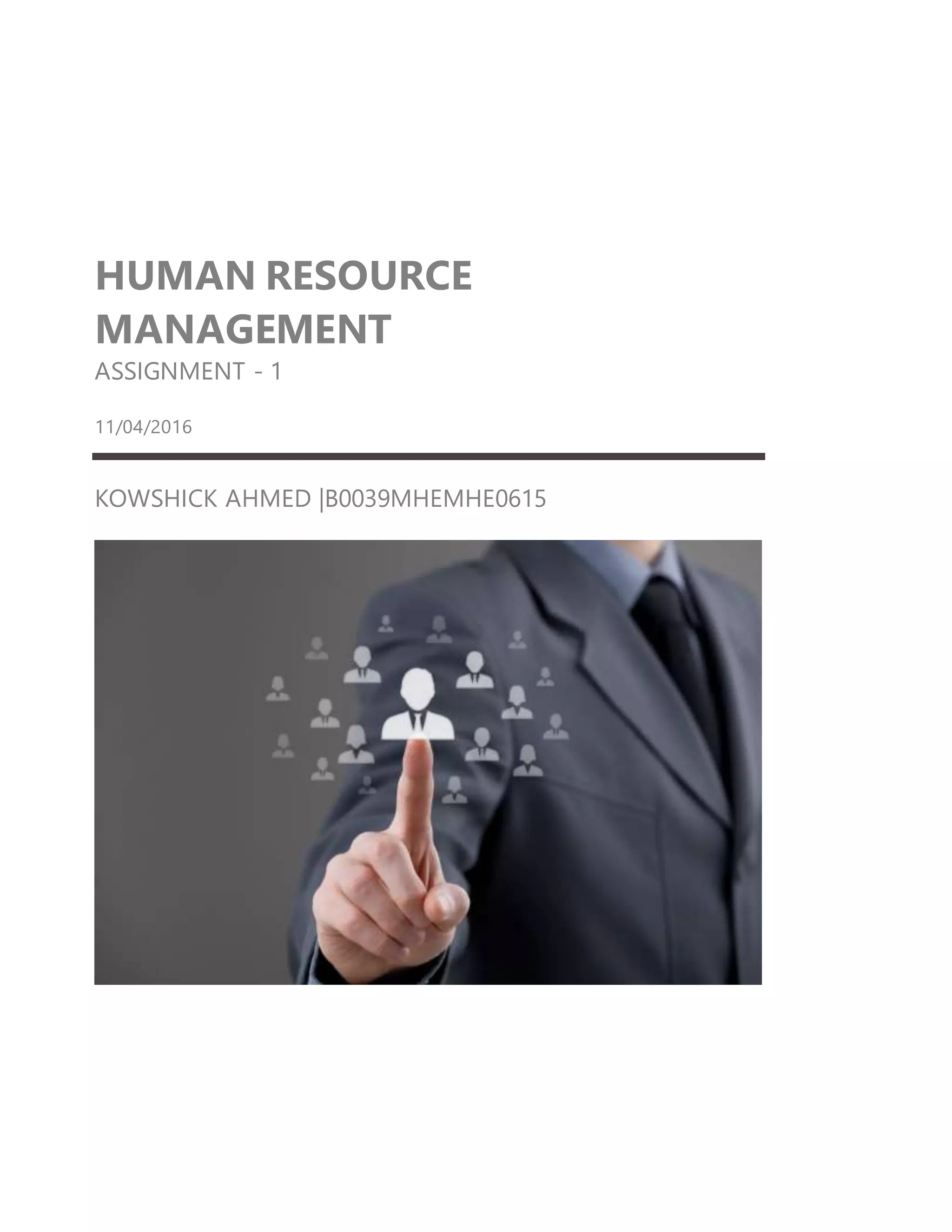 Human Resource Management | PDF