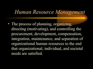 Human Resource Management - Introduction | PPT