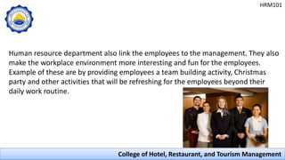Hospitality Organizational Management: Introduction | PPTX
