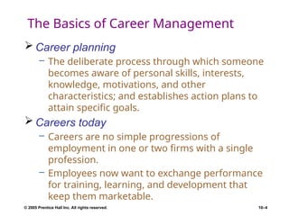Comprehensive Guide to Career Management and Development Strategies | PPTX