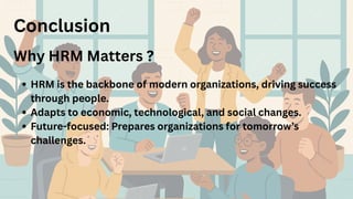 IMPORTANCE OF HRM IN MODERN ORGANIZATIONS | PDF