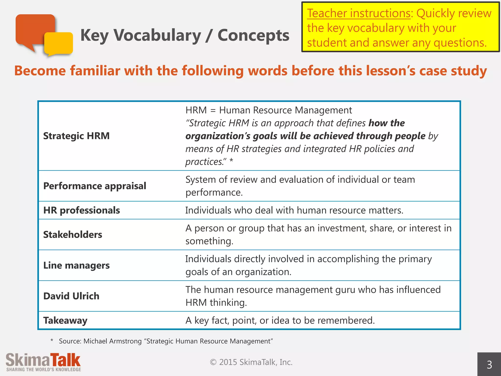 Strategic HRM - Lesson 3 (t) | PPT