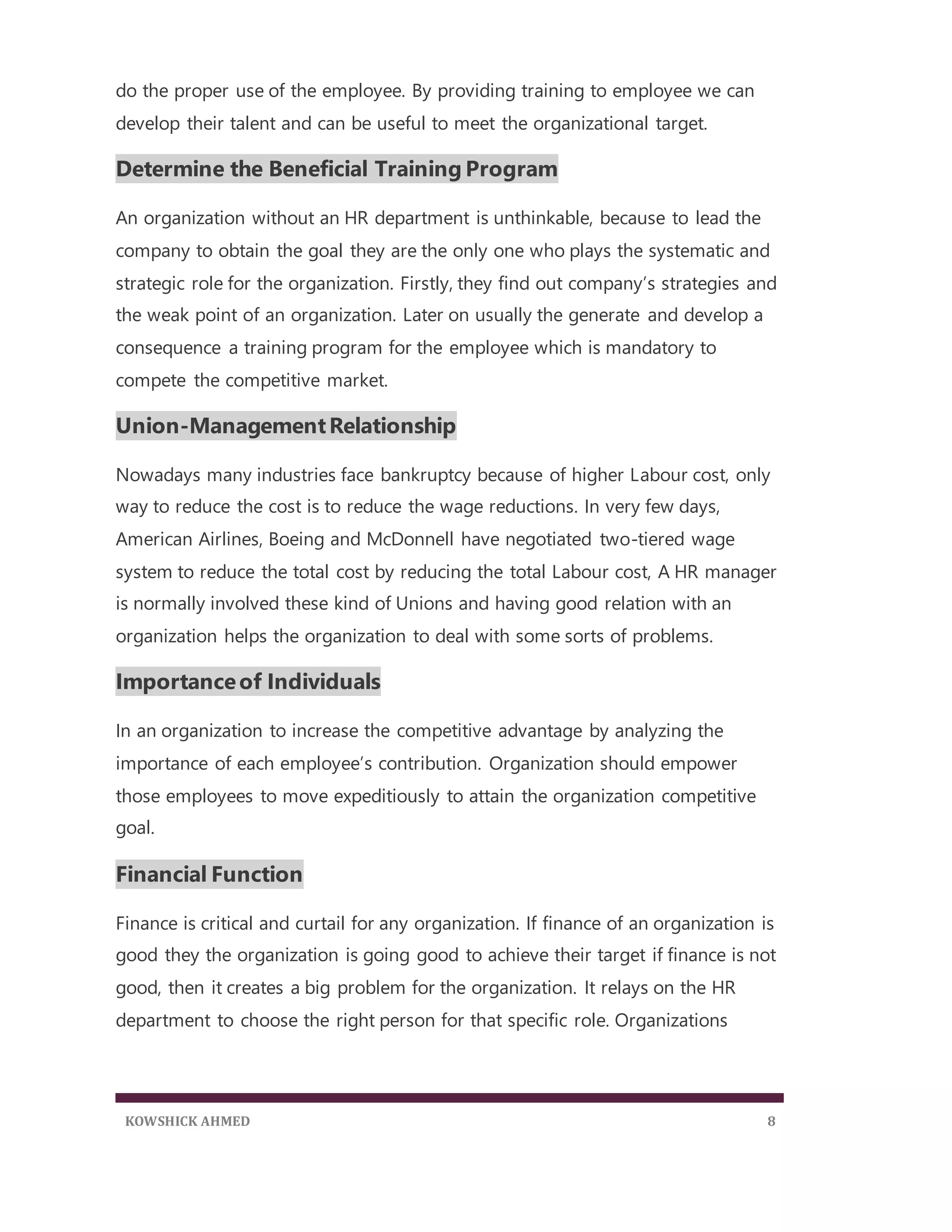 Human Resource Management | DOCX