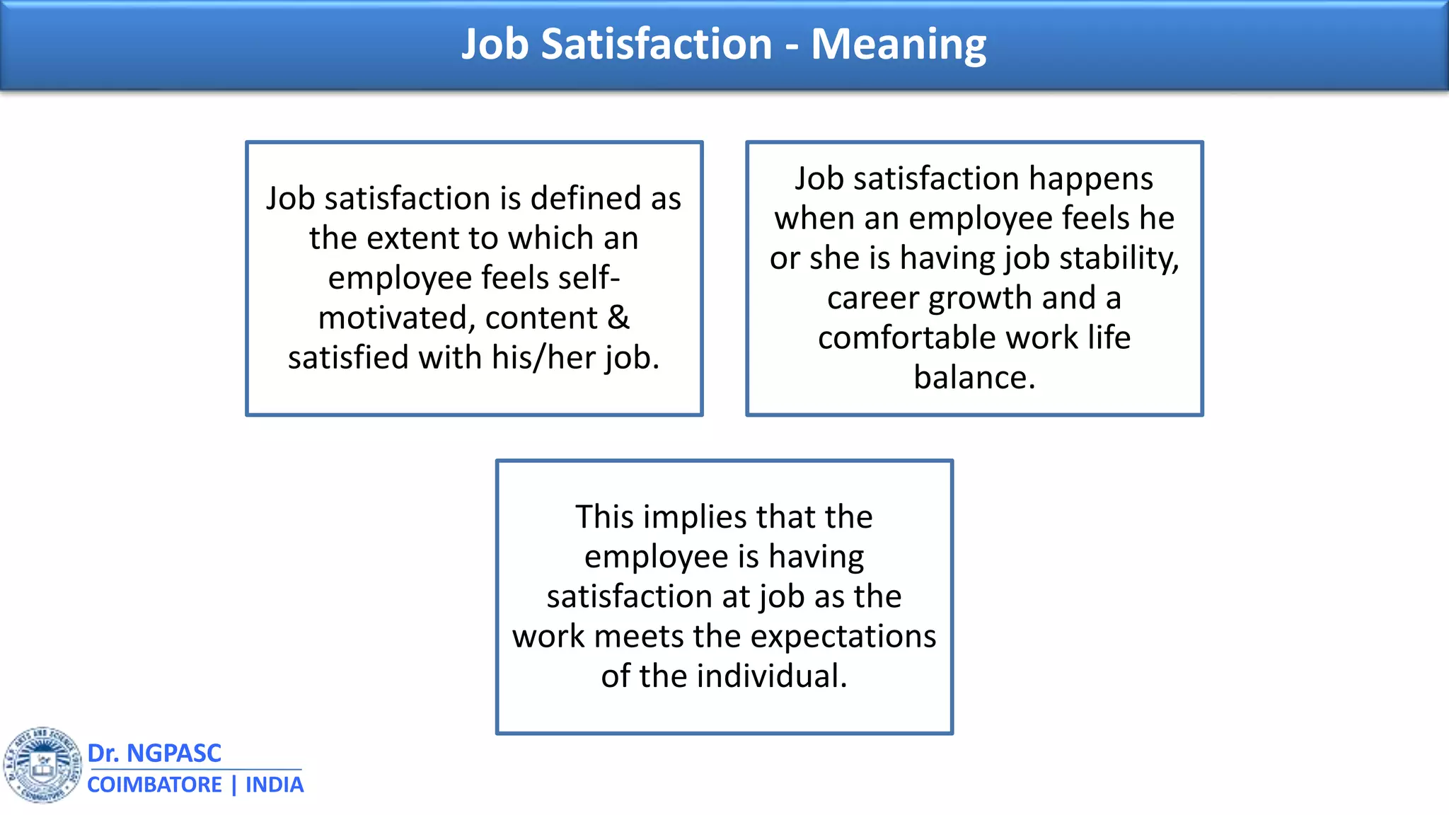 Job Satisfaction | PPT