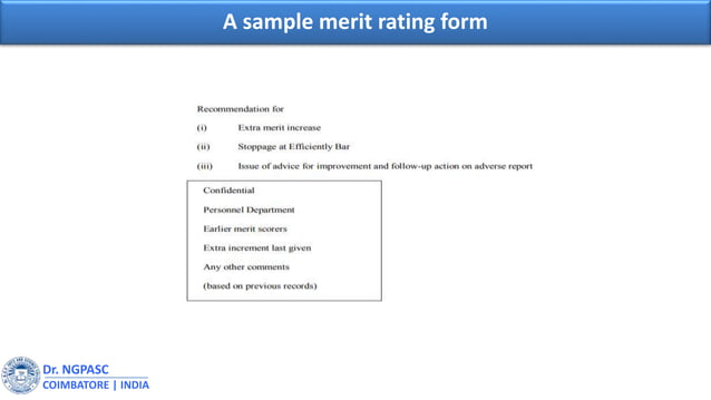 Job evaluation and merit rating | PPT
