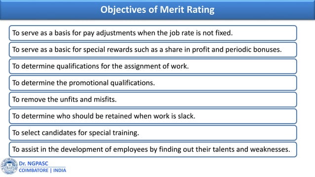 Job evaluation and merit rating | PPT