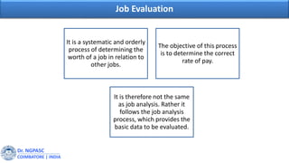 Job evaluation and merit rating | PPT