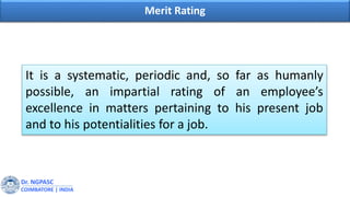 Job evaluation and merit rating | PPT