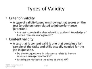 Employee Testing & Selection- Function of HRM | PPT