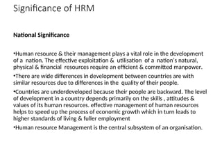 Human Resource Development - Introduction | PPT