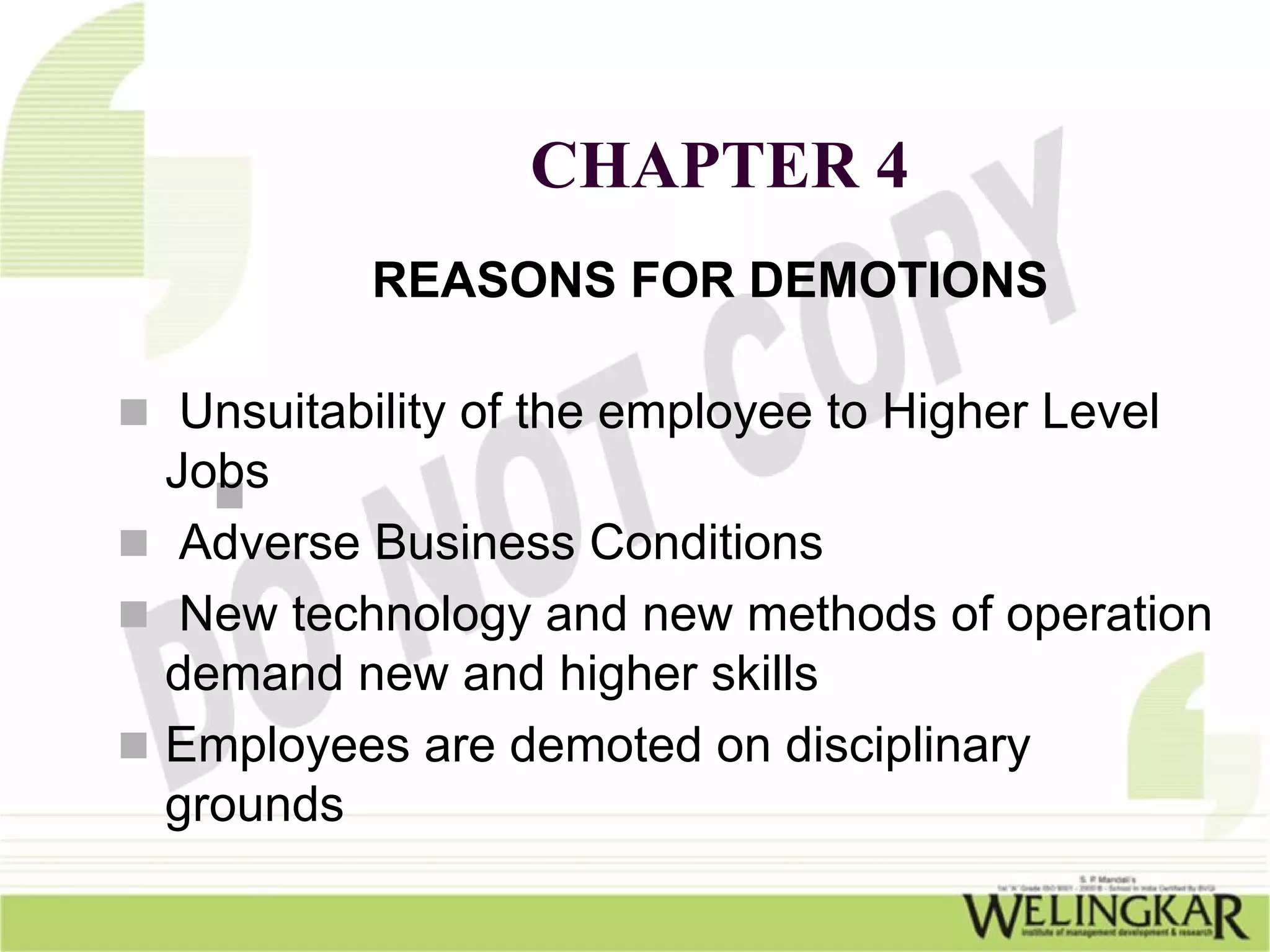 Transfer, Promotions and Demotions | PDF