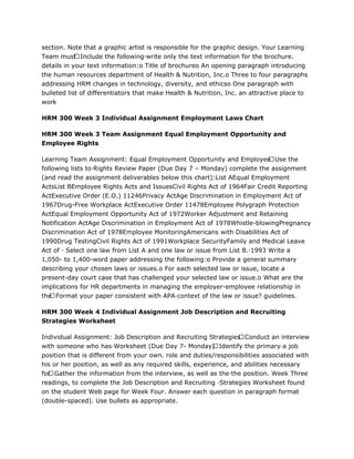 Hrm 300 complete class | PDF