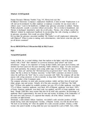 Hrm 320 ( employment law ) entire course | DOCX | Careers