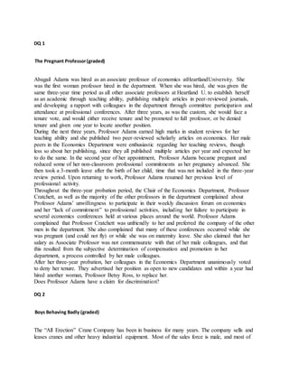 Hrm 320 ( employment law ) entire course | DOCX | Careers