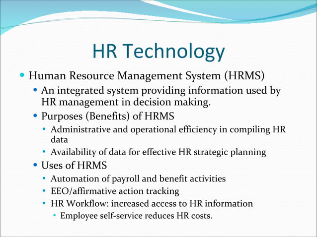 Hrm 381 chapter 1 intro to hr | PPT