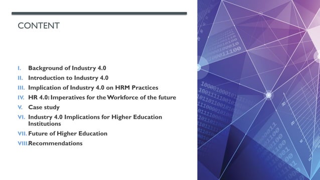 Implication of industry 4.0 on human resource management practice | PPT