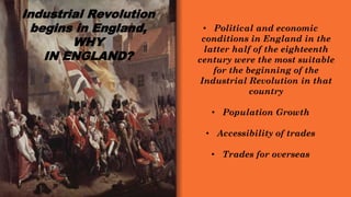 The Industrial Revolution and Consequences | PPTX