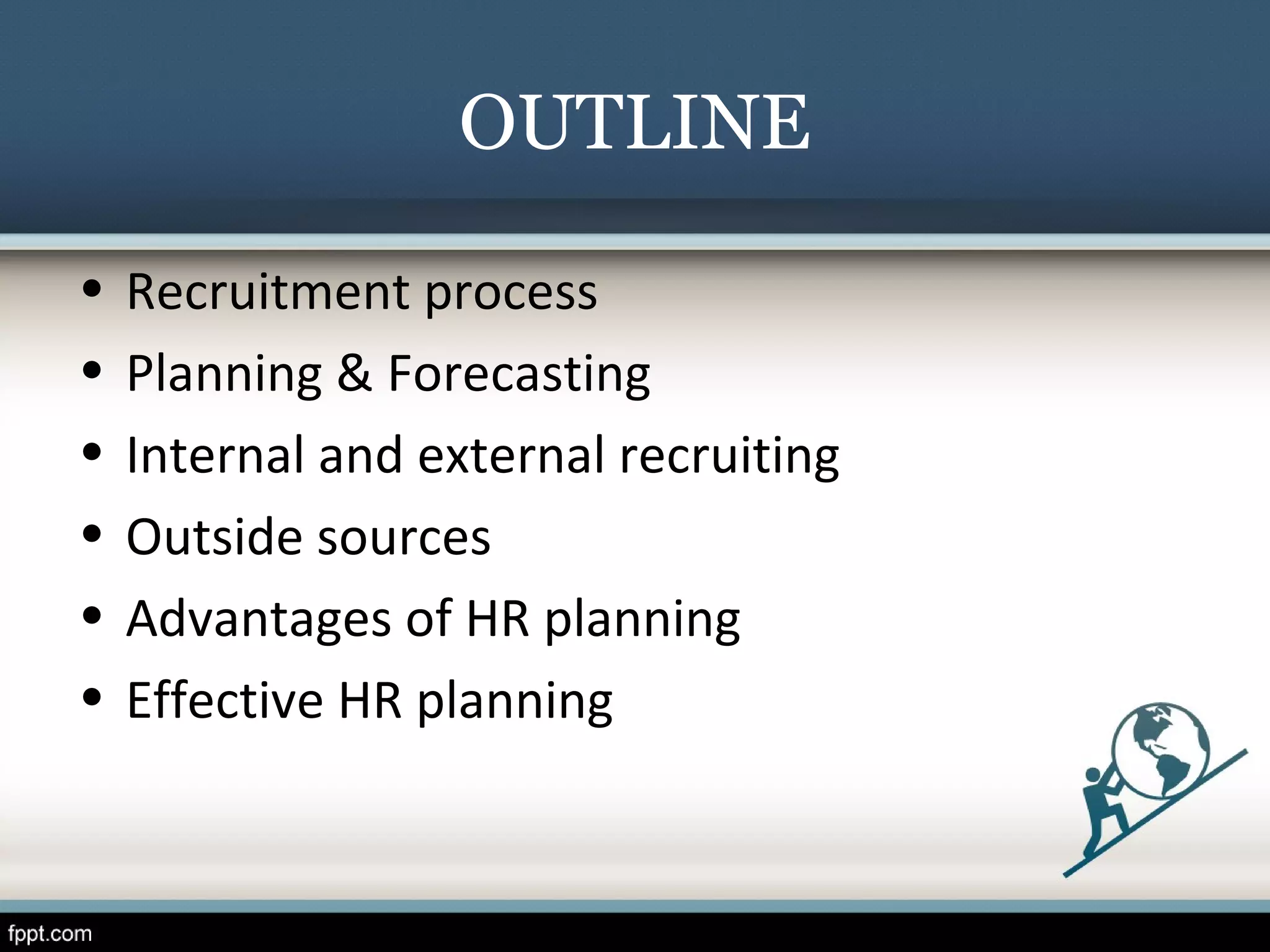 Personnel planning and recruitment | PPT