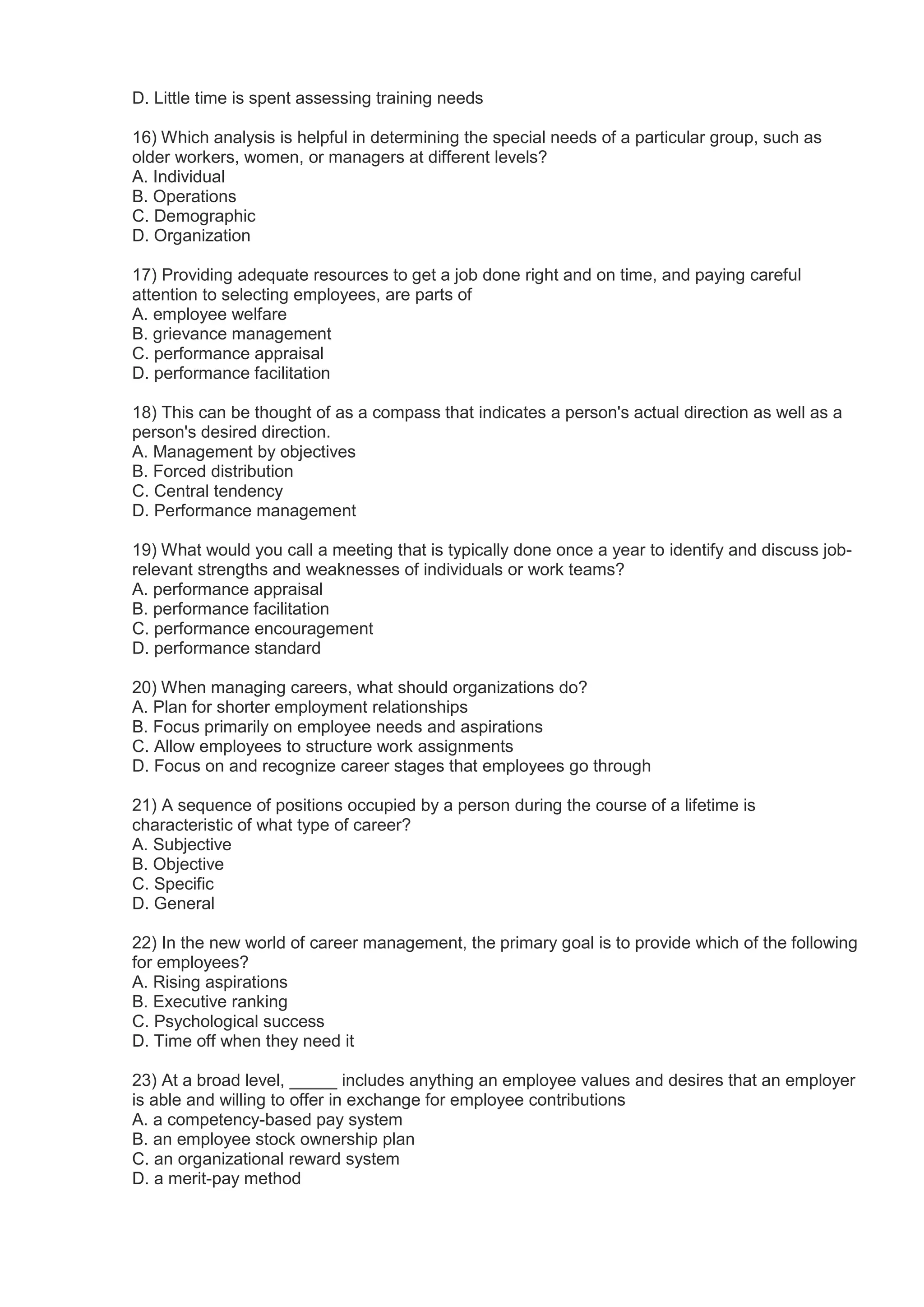 Hrm 531 final exam 30#questions with answers correct 100% | DOCX