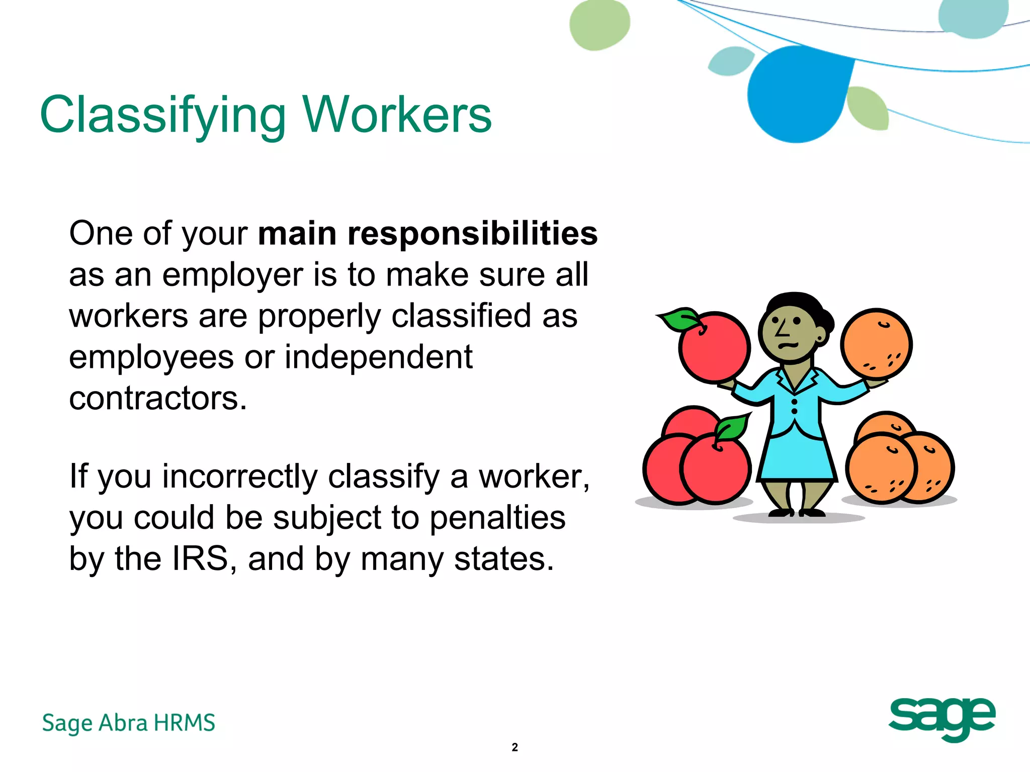 HR Managers Guide to Proper Worker Classification | PDF