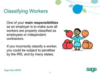 HR Managers Guide to Proper Worker Classification | PDF