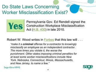 HR Managers Guide to Proper Worker Classification | PDF