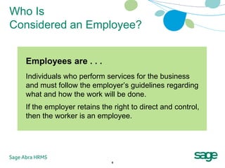 HR Managers Guide to Proper Worker Classification | PDF