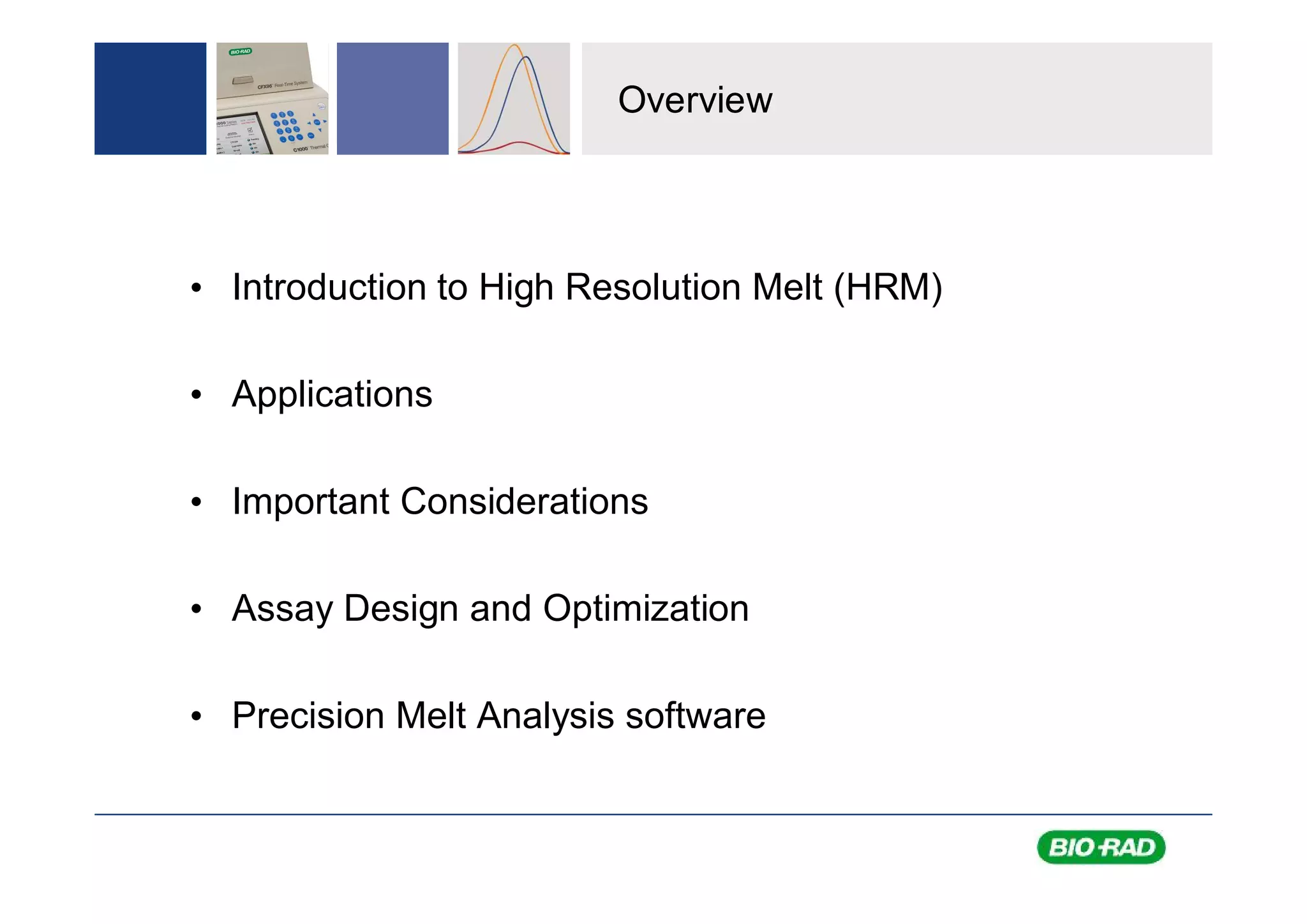 Introduction to High Resolution Melt Analysis | PDF