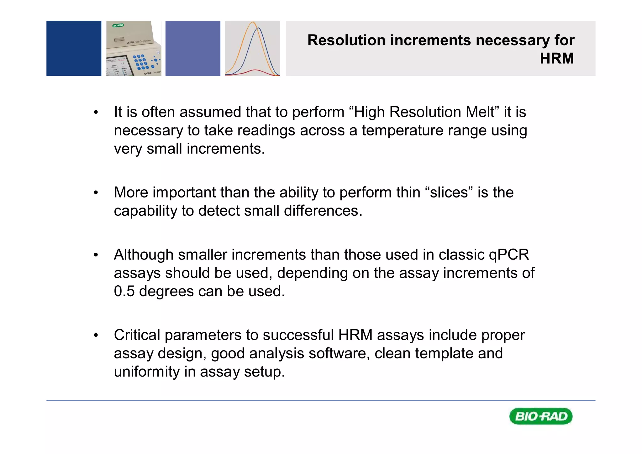 Introduction to High Resolution Melt Analysis | PDF