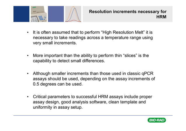 Introduction to High Resolution Melt Analysis | PDF | Blood Disorders | Diseases and Conditions
