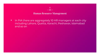 Hrm analysis of pia | PPTX