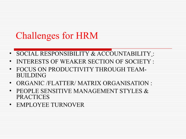 Hrm an introduction | PPT