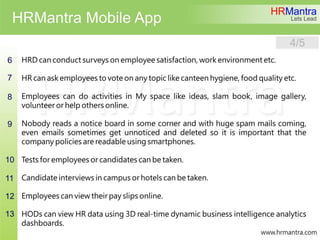 17 Features that a great Mobile HCM App provides | PDF