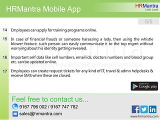 17 Features that a great Mobile HCM App provides | PDF