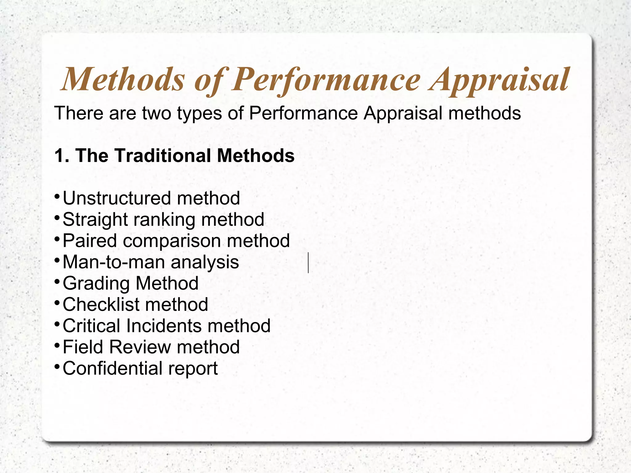 Hrm appraisal assignment | PPT