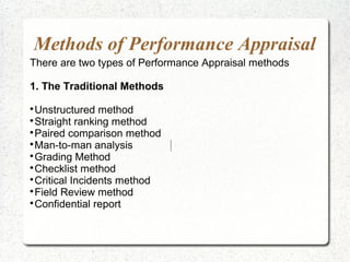 Hrm appraisal assignment | PPT