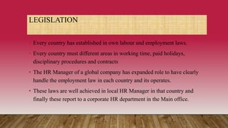 Function of Human Resource Manager | PPTX