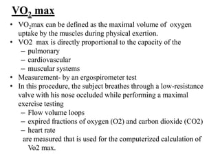 SUBJECTIVE AND OBJECTIVE MEASURE OF EXERCISE TESTING | PPTX