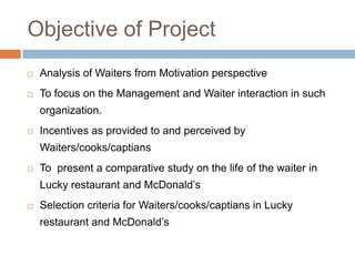 Restaurant Project | PPTX