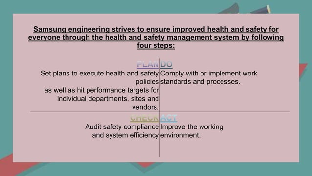 HUMAN RESOURCE MANAGEMENT CASE STUDY ON EMPLOYEE HEALTH AND SAFETY | PPTX