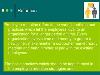 Employee Retention, Engagement and Careers | PPTX