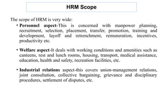 Comprehensive Human Resource Management: Principles, Evolution, and ...
