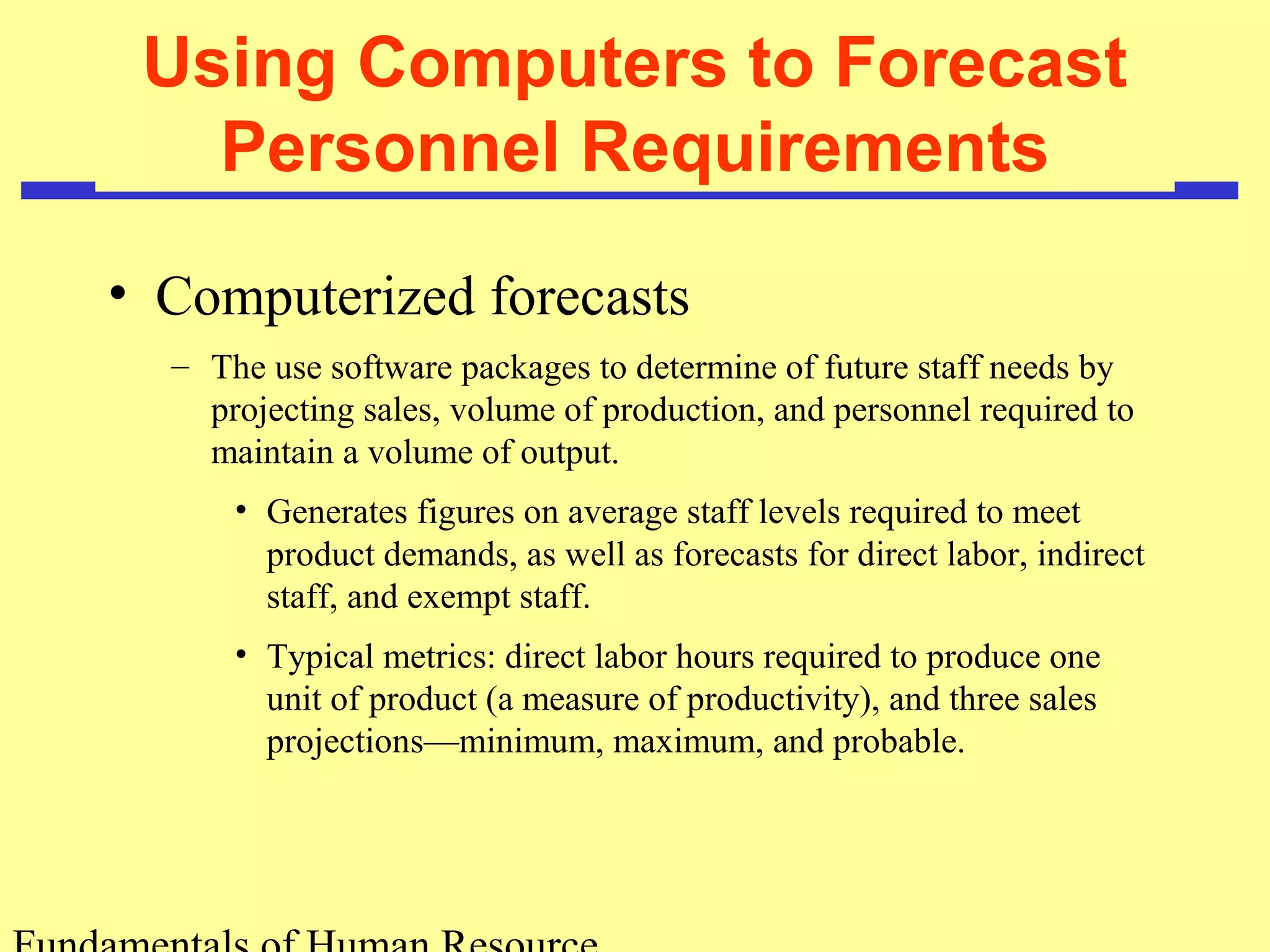 Human Resource Planning and Job Analysis | PPT